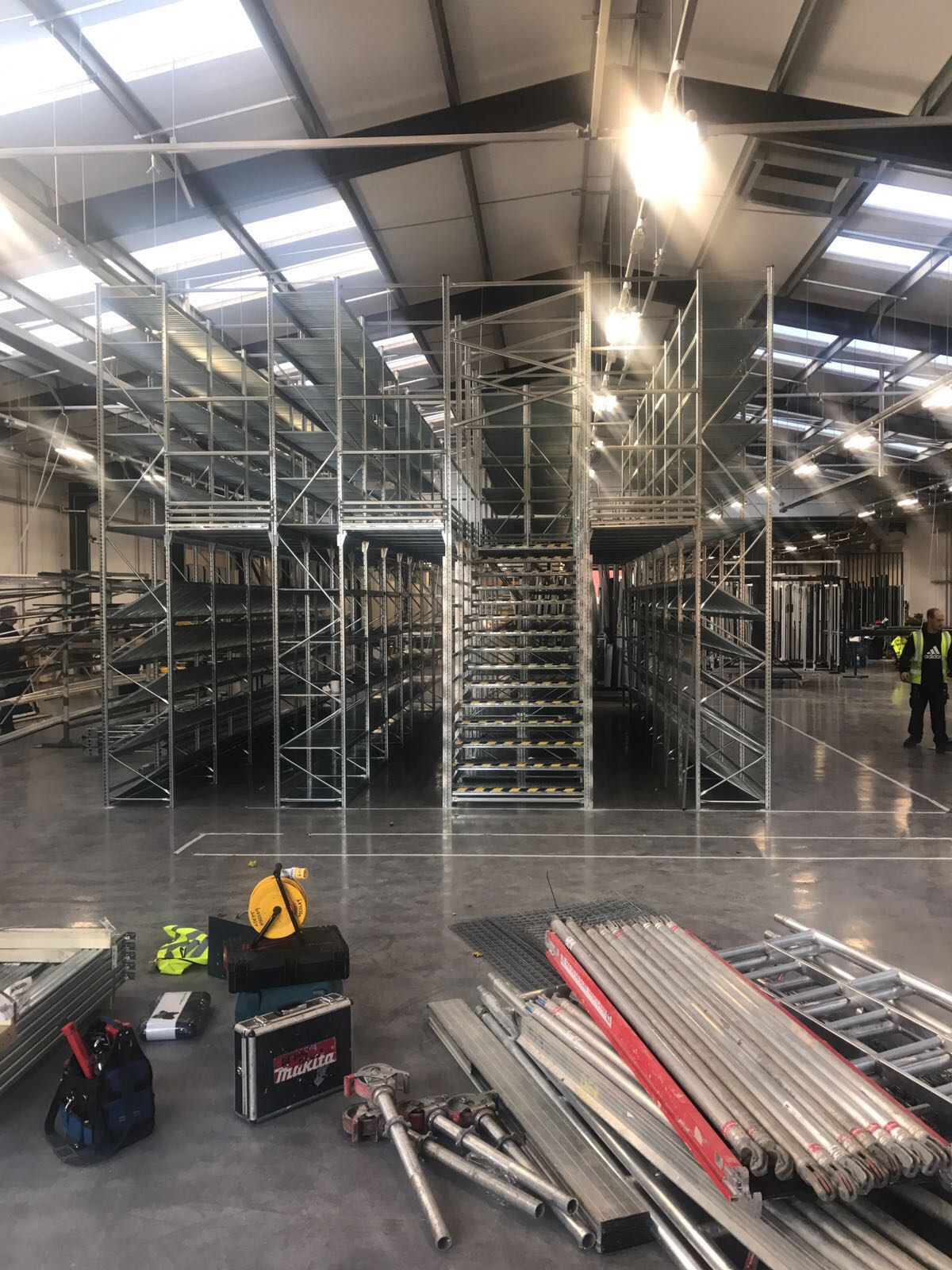 Unirack 2-Tier Storage Installation - Unirack Shelving